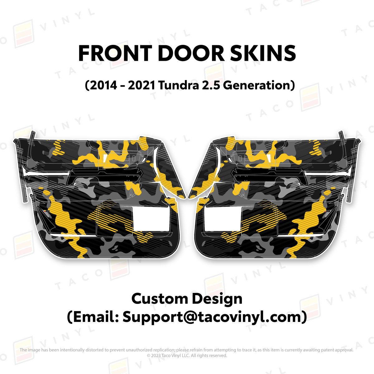 2014-21 Tundra Door Skins – Cali Raised LED