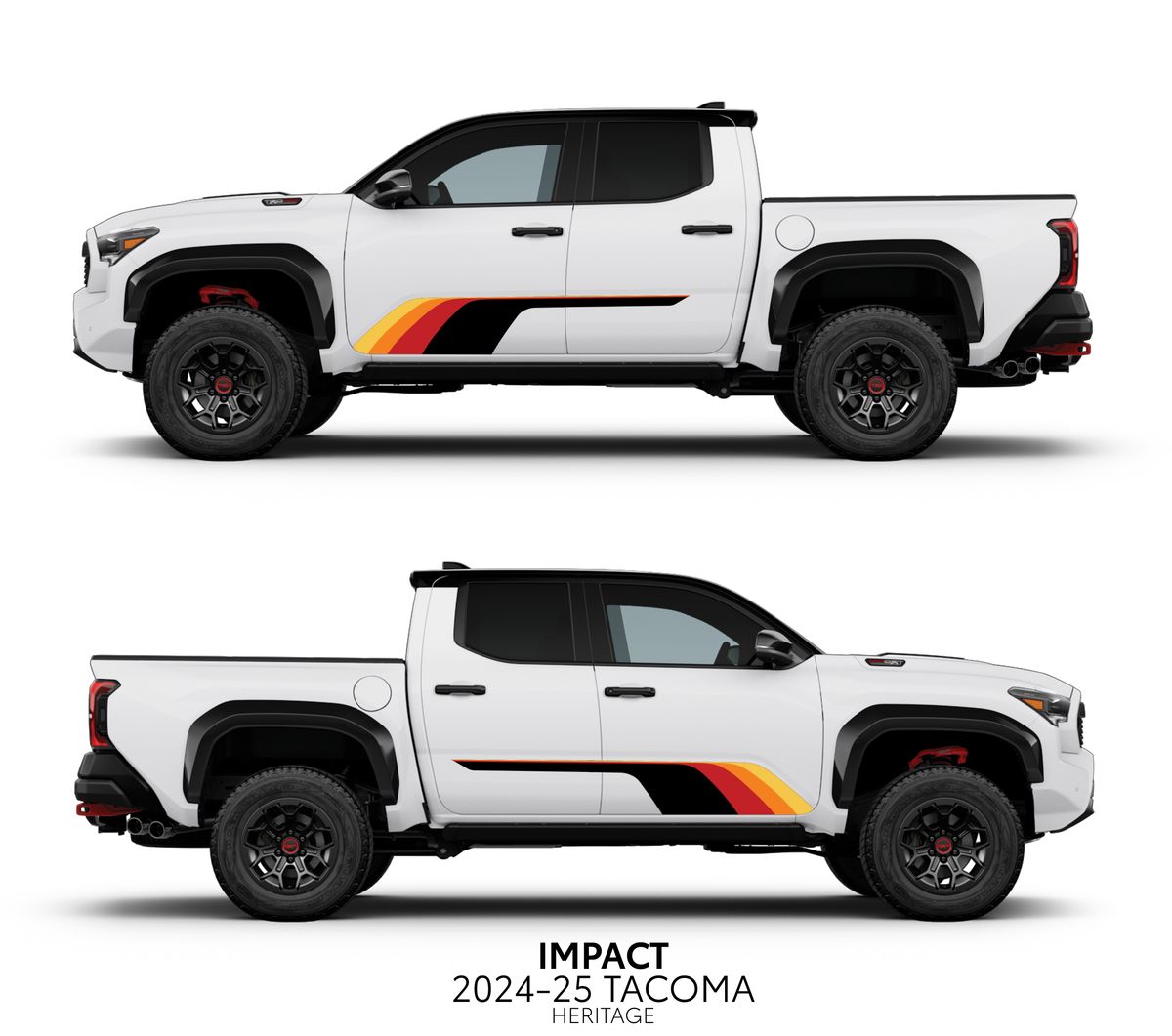 2024+ Tacoma Impact Rocker Panel Decal Kit – Cali Raised LED