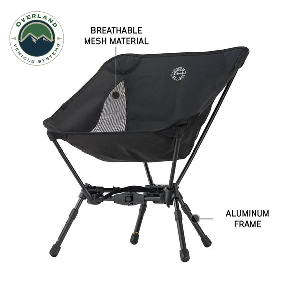 Compact Camping Chair with Collapsible Aluminum Frame – Cali Raised LED