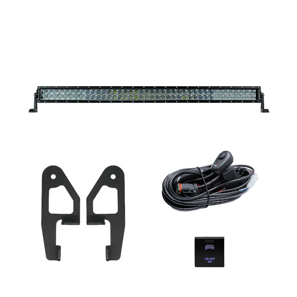 Premium Roof Rack Front Light Bar Kit for 2024+ Toyota Tacoma/2025+ To ...