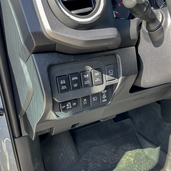 Base Switch Panel for 4 Small Switches Fits 2016 - 2023 Tacoma (Double ...