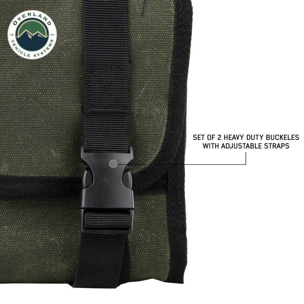 Overland Vehicle Systems Rolled Bag First Aid - #16 Waxed Canvas Unive ...