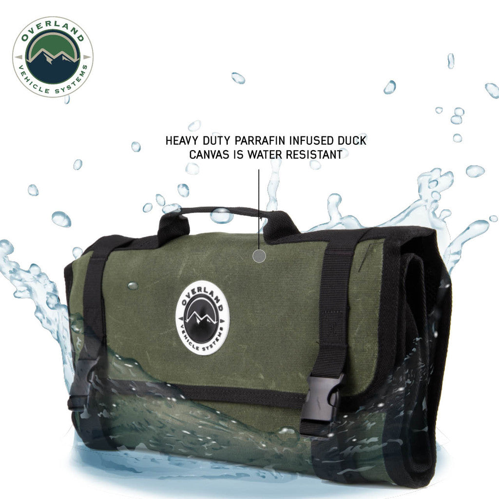 Overland Vehicle Systems Rolled Bag First Aid - #16 Waxed Canvas Unive ...