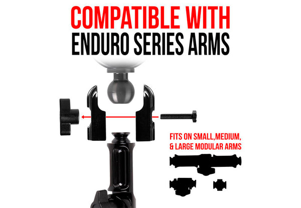 Arm | Coupler | Flange Socket to 20mm Ball Socket – Cali Raised LED