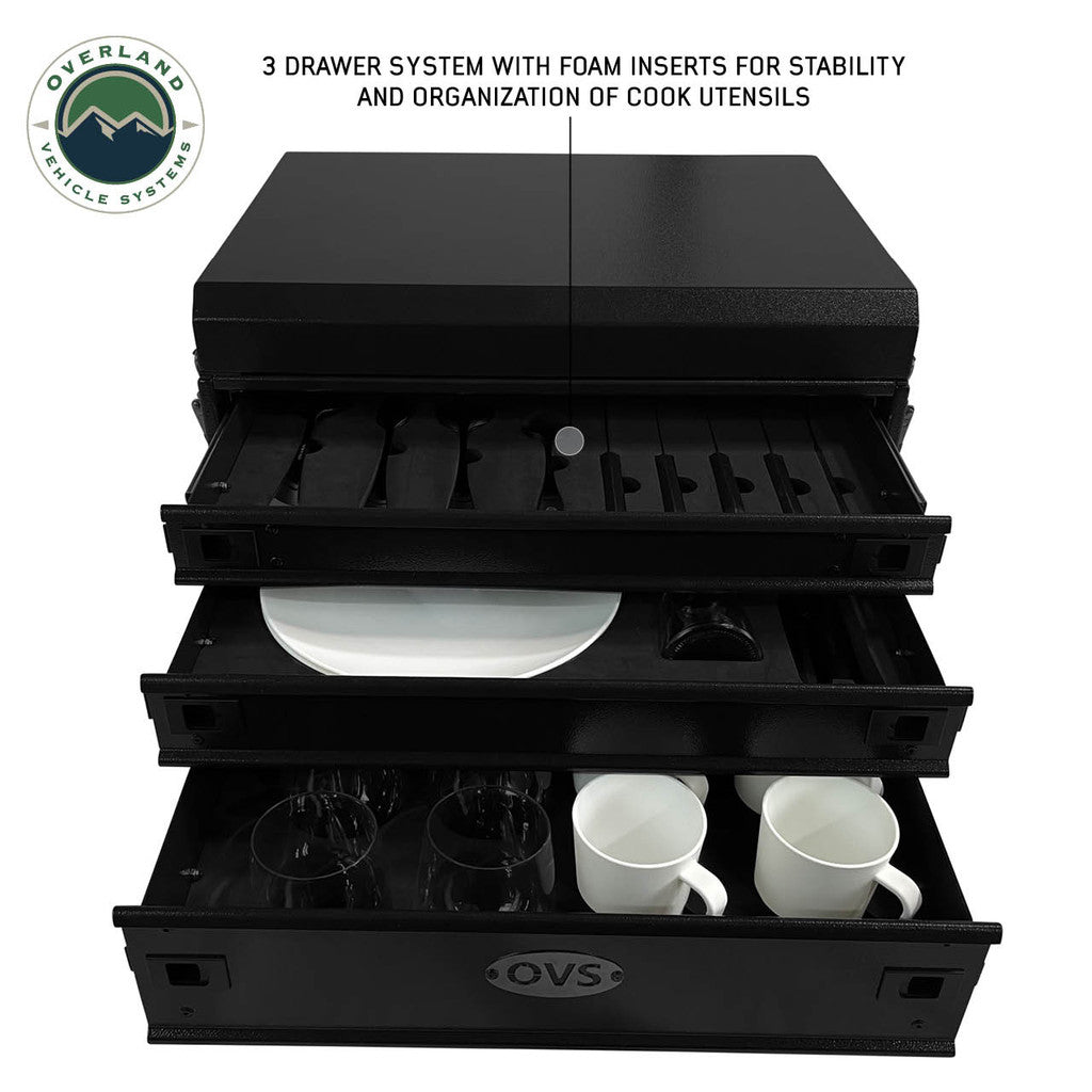 Overland Vehicle Systems Ultimate 39 Piece Utensil Set – Cali Raised LED