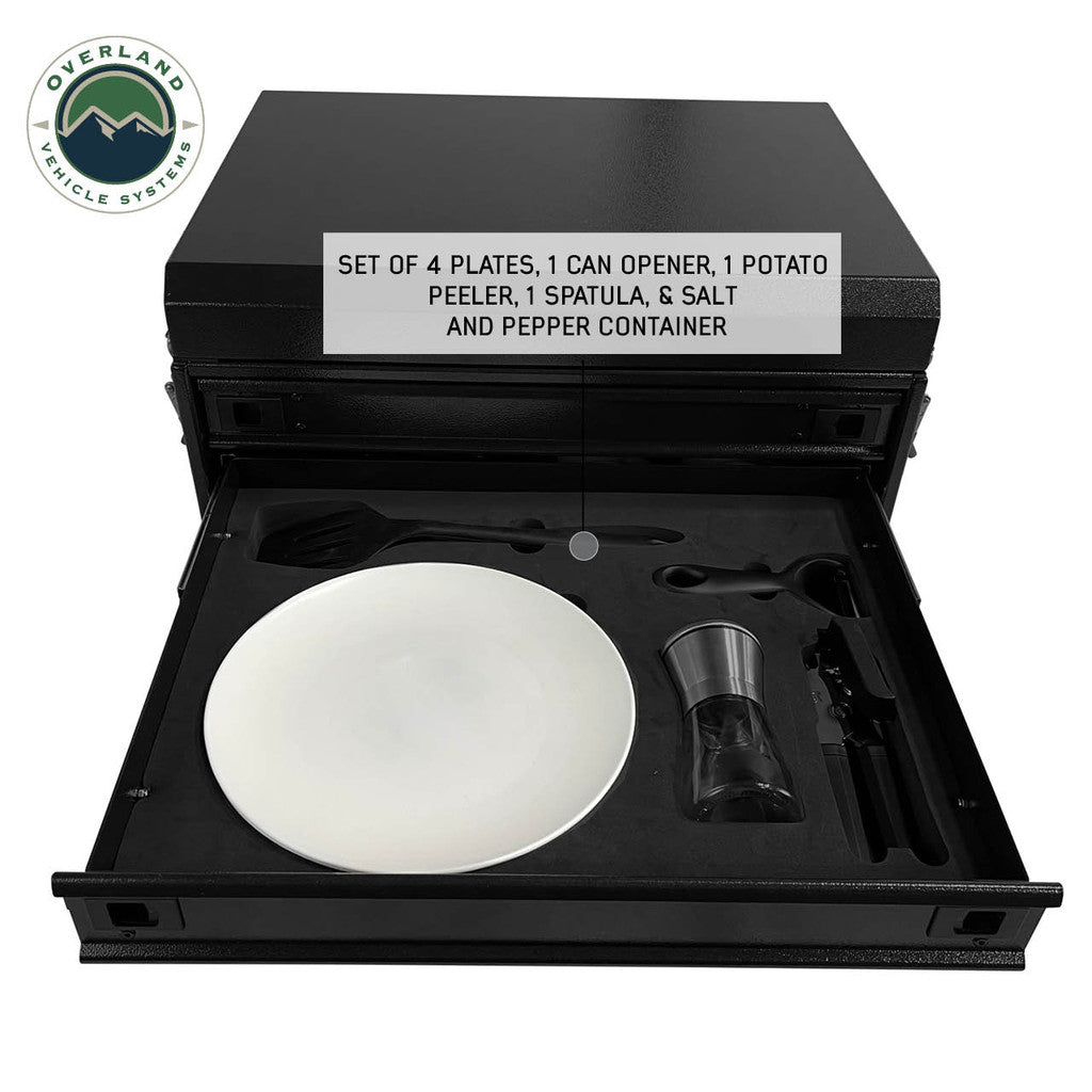 Overland Vehicle Systems Ultimate 39 Piece Utensil Set – Cali Raised LED