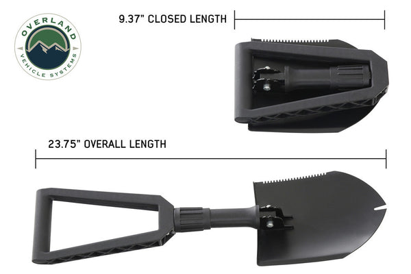 Multi Functional Military Style Utility Shovel with Nylon Carrying Cas ...